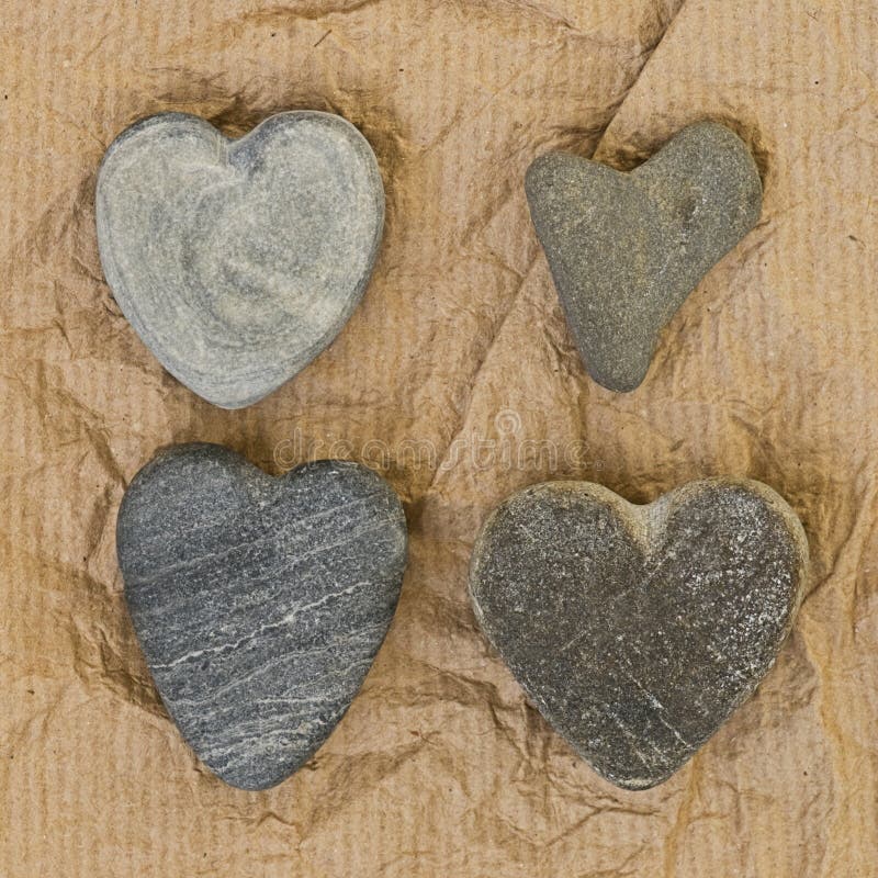 Stone heart stock image. Image of love, four, paper, stone - 13051207