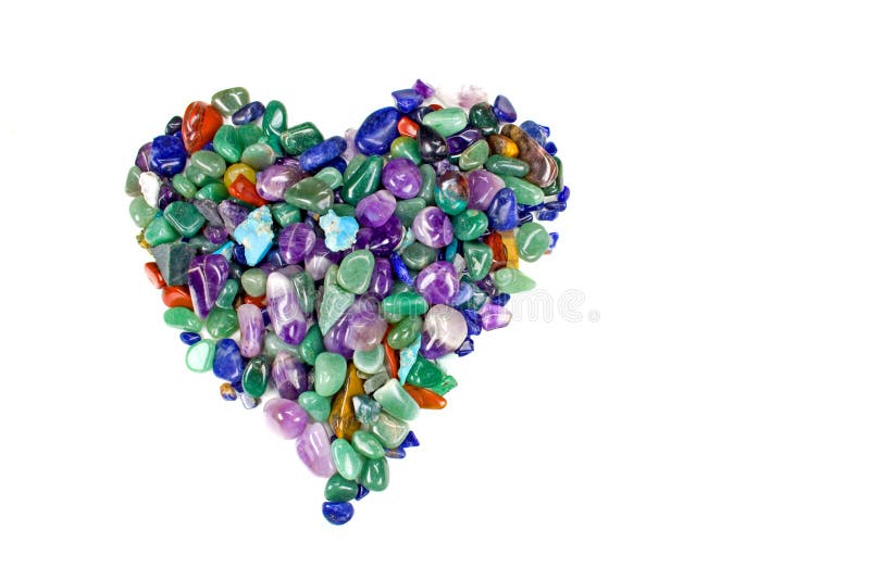 Stone heart stock image. Image of precious, gems, signs - 16314427