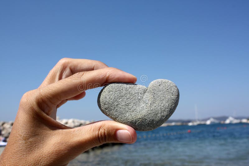 Stone heart stock photo. Image of stone, finger, human - 99359846