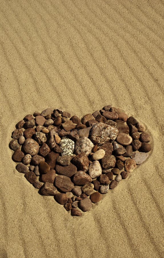 Stone_heart stock image. Image of beach, message, love - 32054805