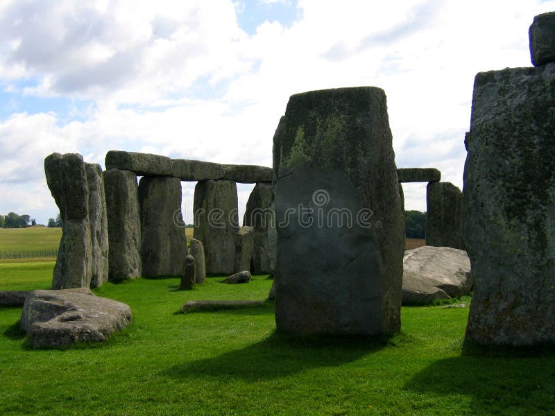 Stone henge stock image. Image of grass, blue, rocks, cloud - 537231