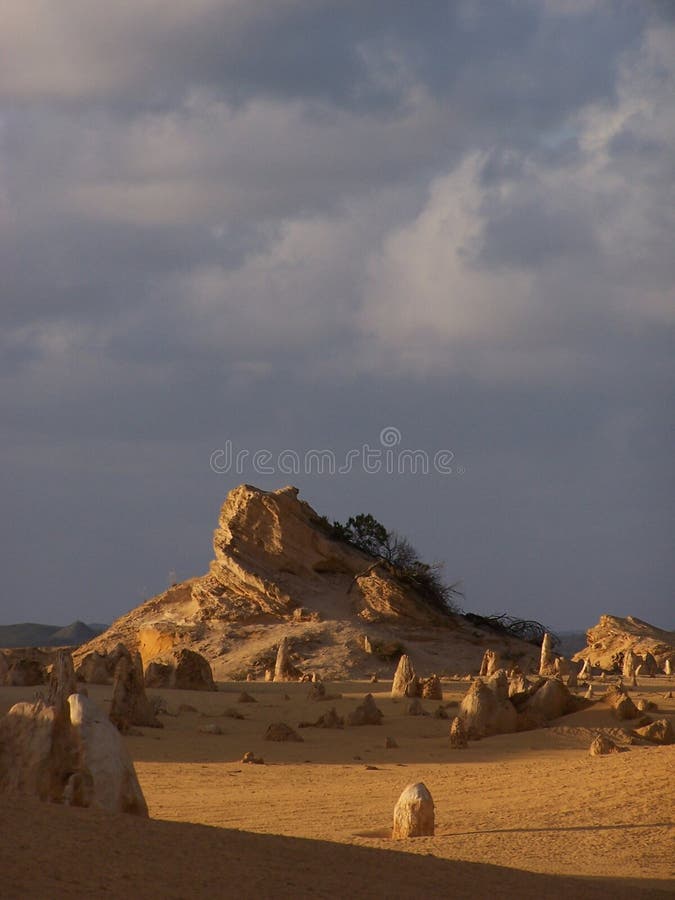 Stone hill in the desert stock image. Image of stone - 54667807