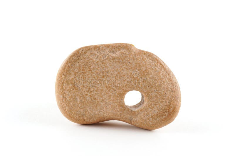 Stone with a hole stock photo. Image of granite, drilled - 20995820