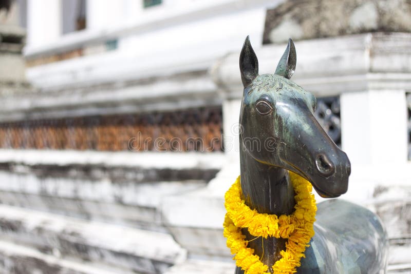 Stone Horse stock photo. Image of sculpture, suthat, stone - 22262134