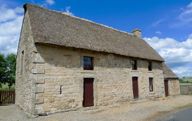 Old Abandoned Rural Limestone Barn. Stock Image - Image of achitectural ...
