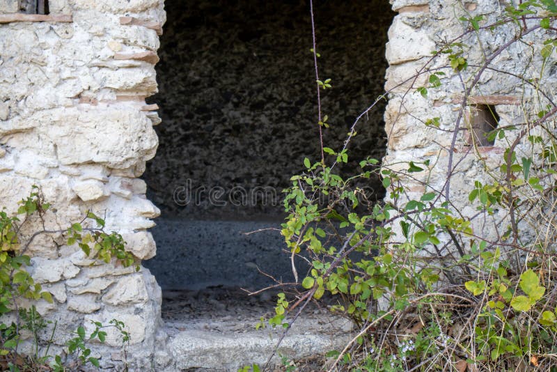 Stone House Carved into the White Rock Stock Image - Image of eroded ...