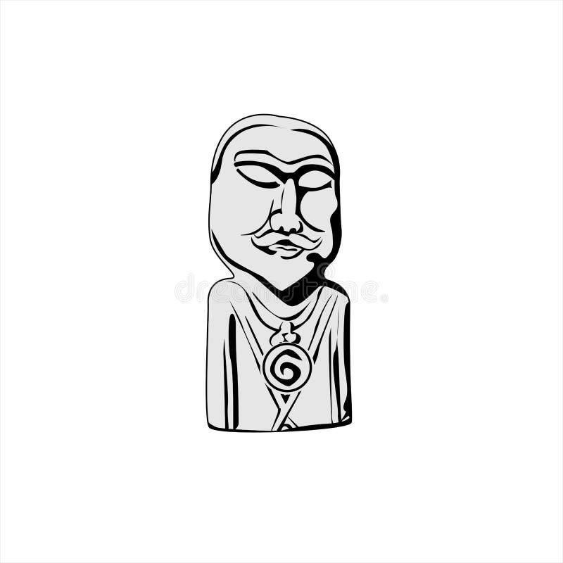 Stone Idol Balbal are Scattered on the Kazakh Steppe, a Monument of the ...