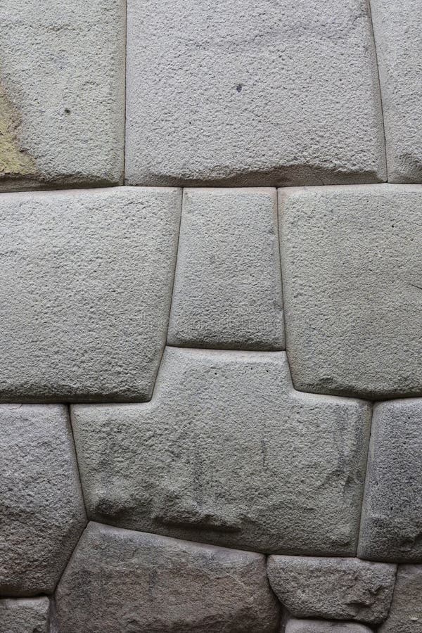 Stone Inca Masonry in the Wall, Cusco, Peru Stock Photo - Image of ...