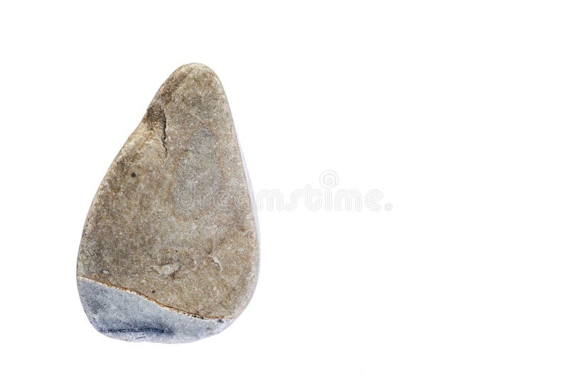 Stone of Irregular Shape and Two Colors Clearly Marked Stock Image ...