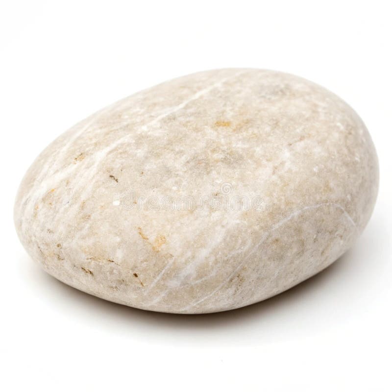 Stone Isolated on White Background Stock Illustration - Illustration of ...