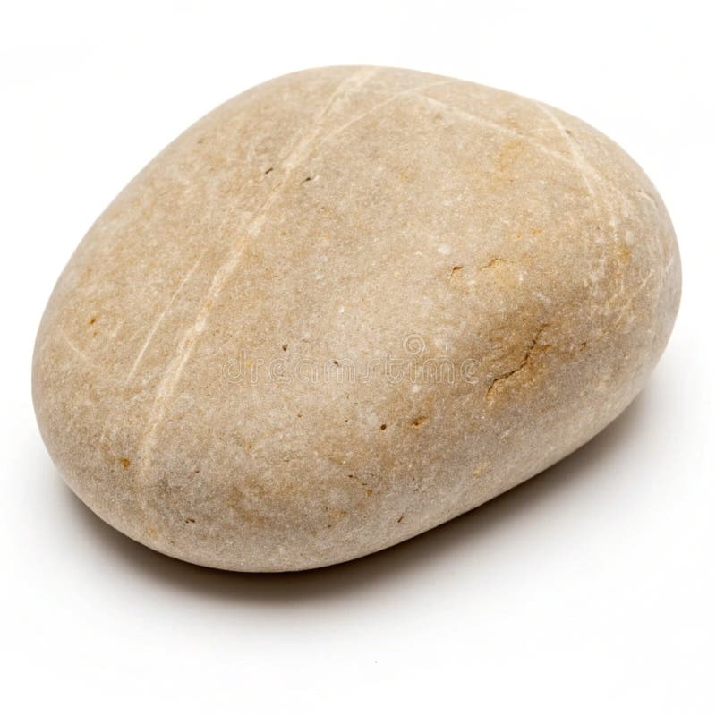 Stone Isolated on White Background Stock Illustration - Illustration of ...