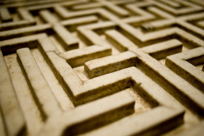 Stone labyrinth stock photo. Image of information, labyrinth - 10960082