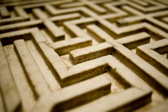 Stone labyrinth stock photo. Image of information, labyrinth - 10960082