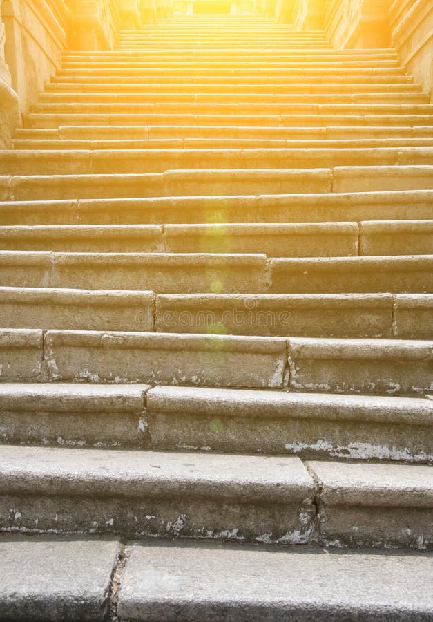 Stone Ladder in Emei Mountain Stock Image - Image of stone, mountain ...