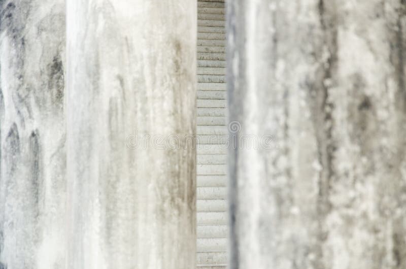 Stone Ladder and Stone Pillar Stock Image - Image of cement, crevice ...