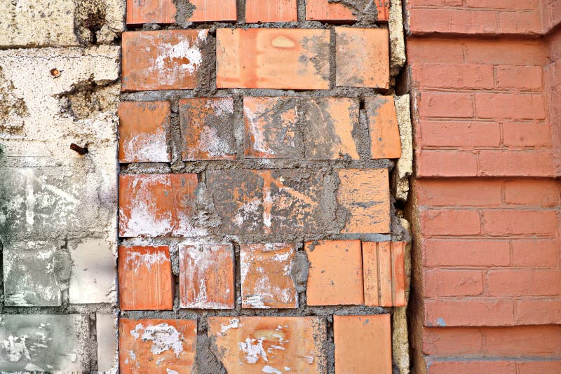 Stone Laying, Bricks, Shell Rock and Cement Coating Used in the ...