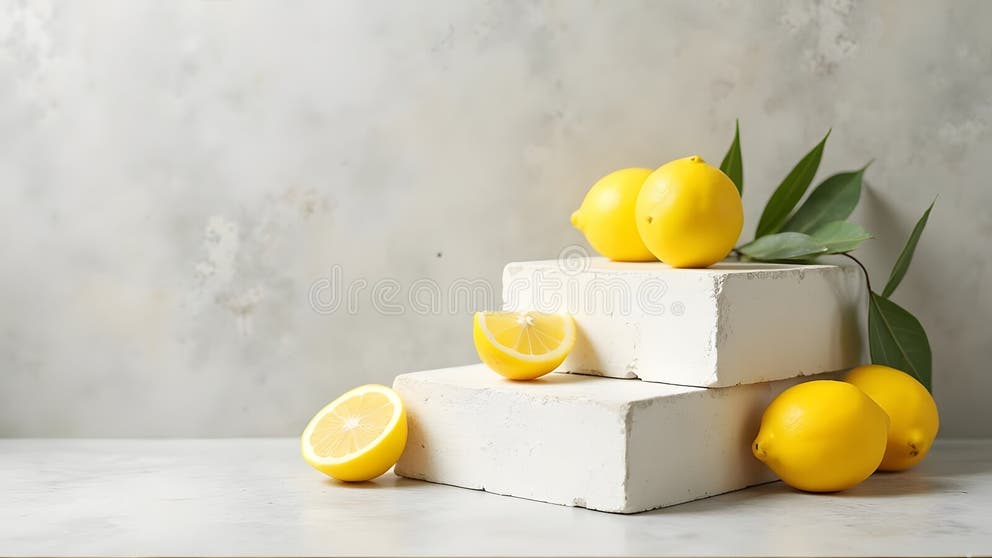 Stone and Lemon: Dramatic Soft Pastel Environment with Silk-Like ...