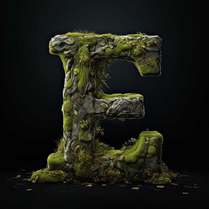 Stone Font Letter E Stock Illustrations – 316 Stone Font Letter E Stock ...