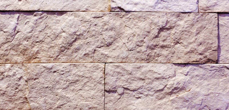Stone in Line for Exterior Works of Red Color, Texture Stock Image ...