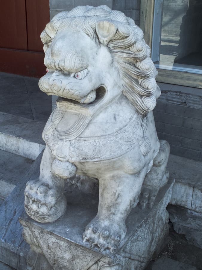 Stone lion stock photo. Image of travel, building, famous - 38265092