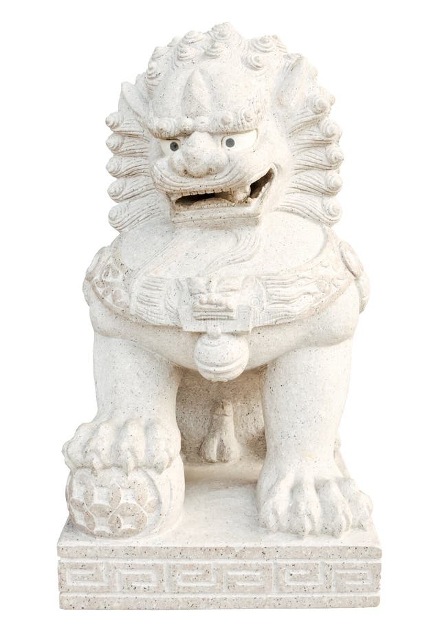 Stone lion statue stock image. Image of lion, entrance - 21190573