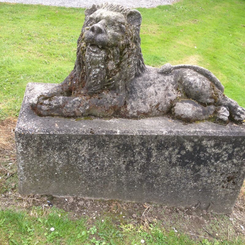 Stone lion stock photo. Image of animals, lion, animal - 57544692