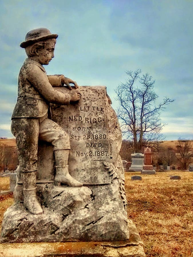 Stone at local cemetery stock image. Image of stone, atchison - 50910203