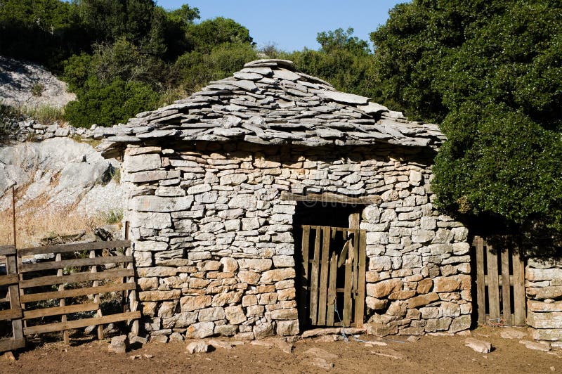 Stone lodge stock photo. Image of color, stable, tile - 10996304