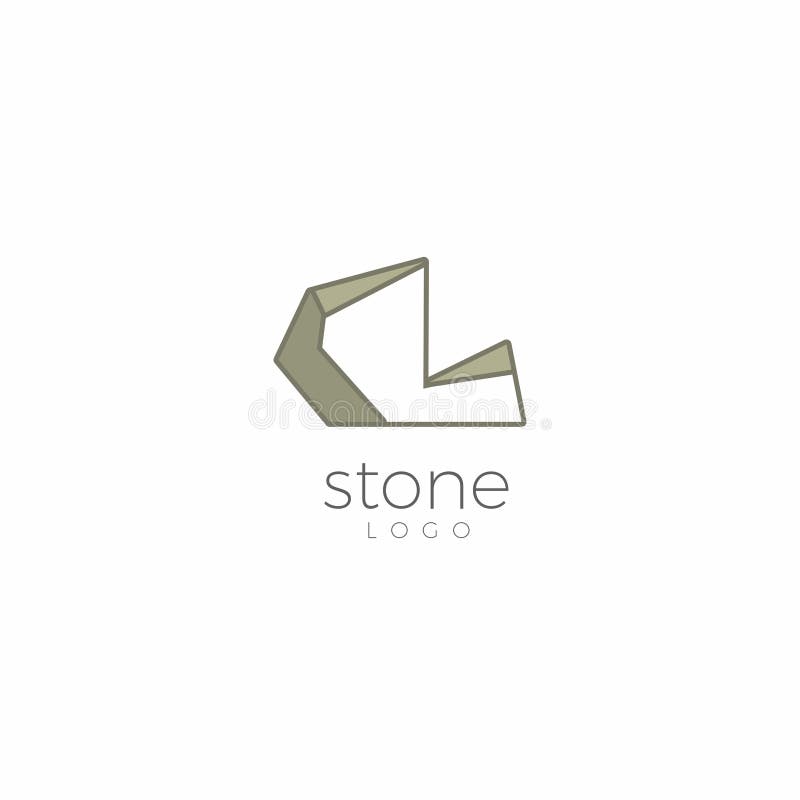 Stone Logo Simple stock vector. Illustration of classic - 310627802