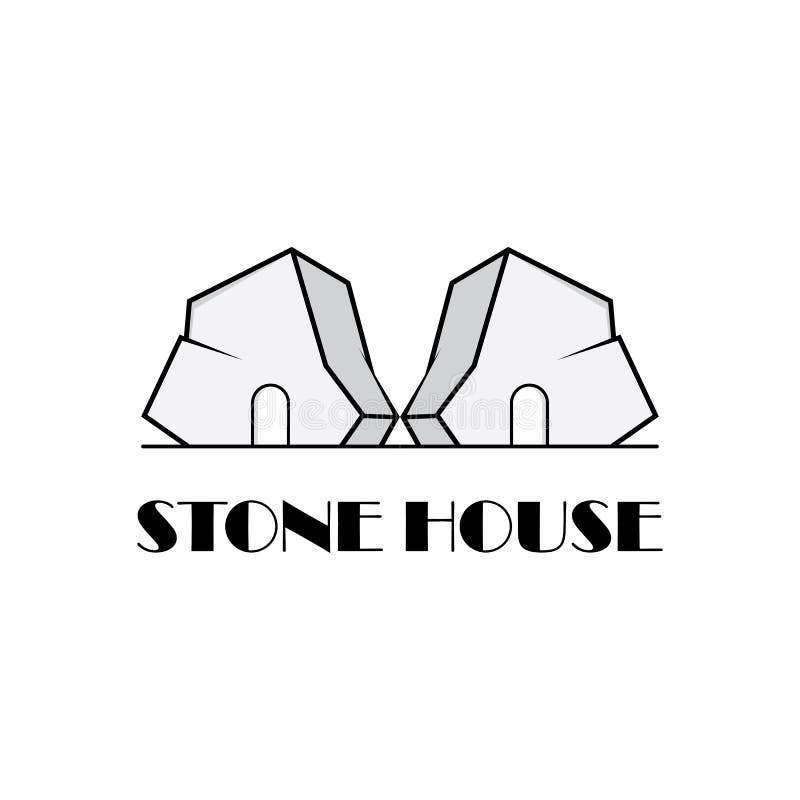 Stone Logo and Symbol Vector Stock Illustration - Illustration of ...