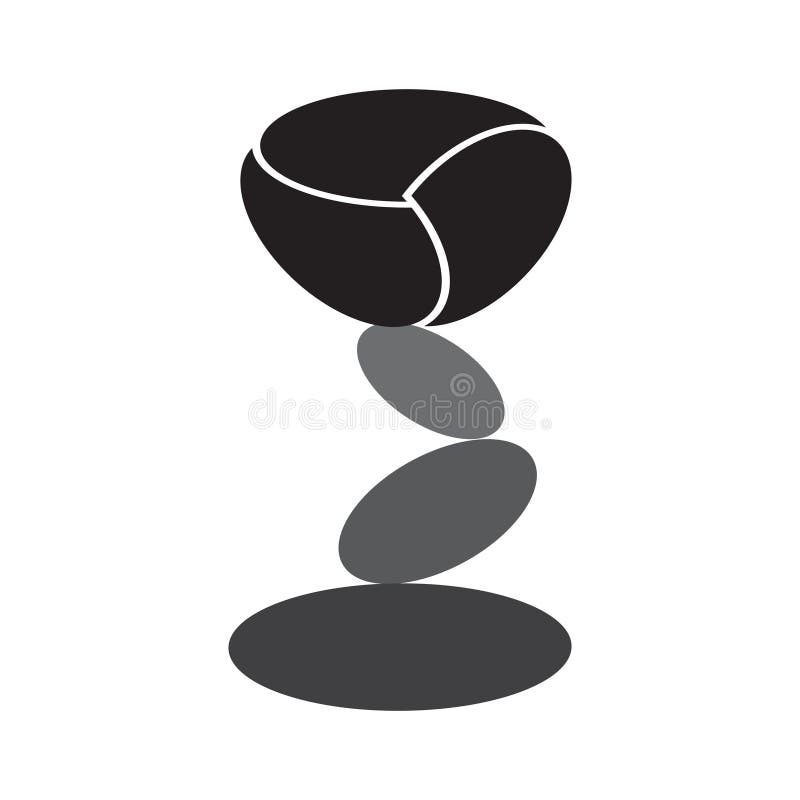 Stone Logo Vector Template Icon Stock Vector - Illustration of hard ...