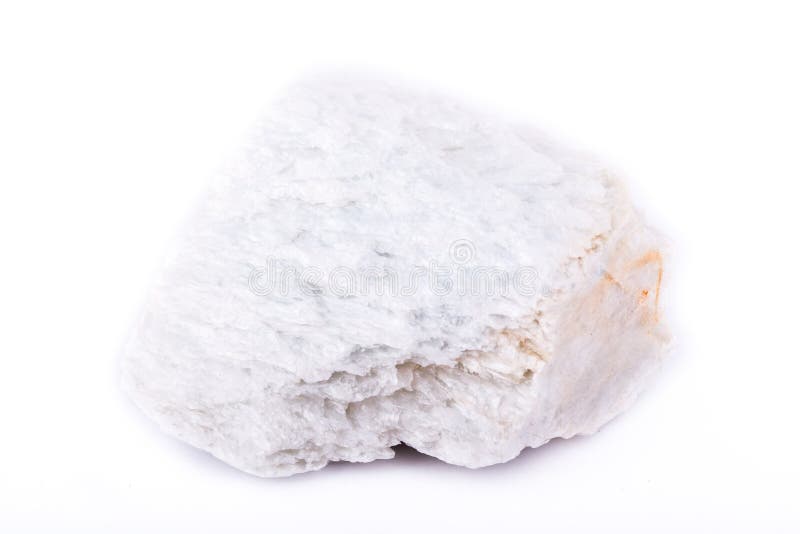 Stone Macro Mineral Talc on a White Background Stock Photo - Image of ...