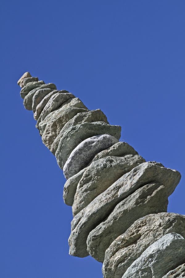 Stone man stock image. Image of hike, hillwalking, stone - 20986699