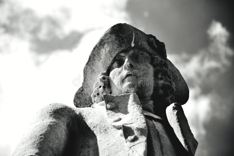 Stone man stock image. Image of statue, lookin, stone - 98123629