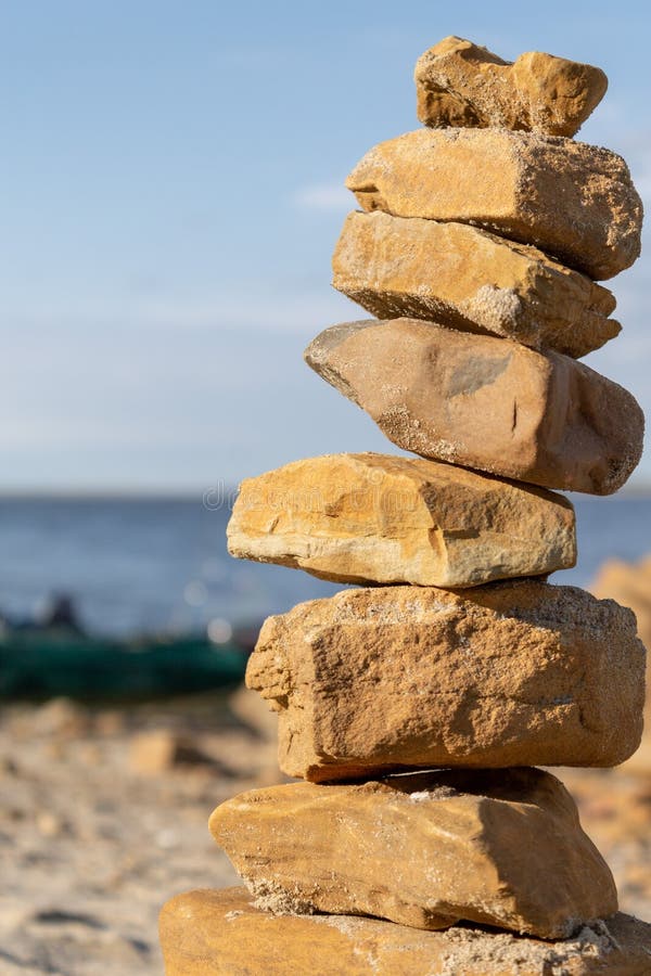 Stone man-made tower stock photo. Image of brown, stone - 137293778