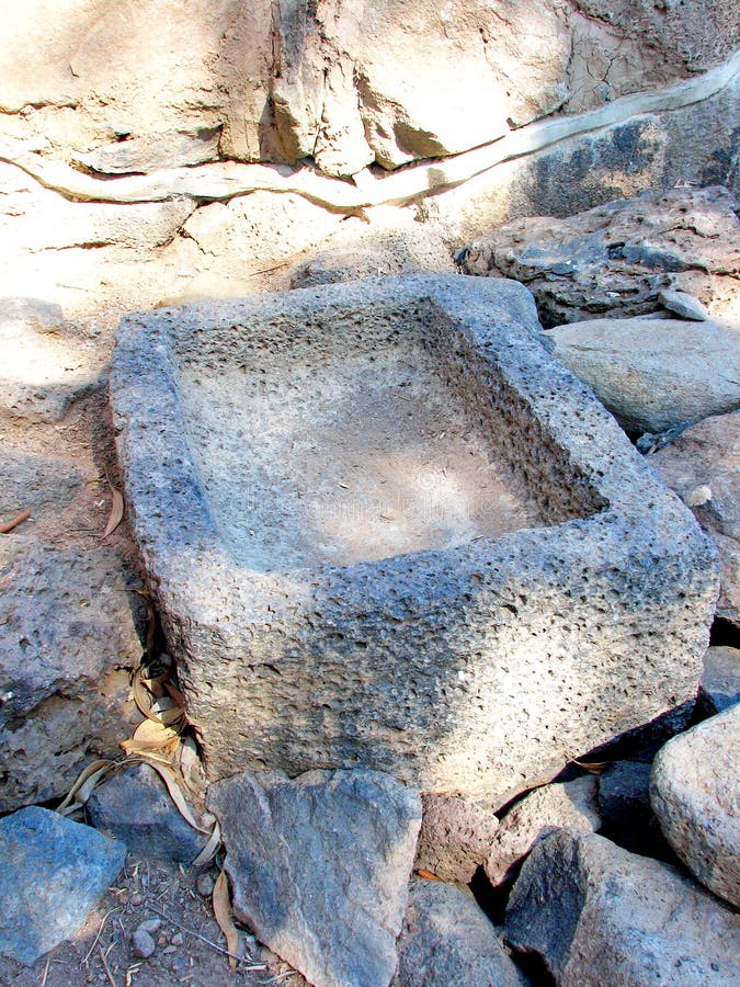 Stone Manger stock image. Image of ancient, israeli, jesus - 73815955