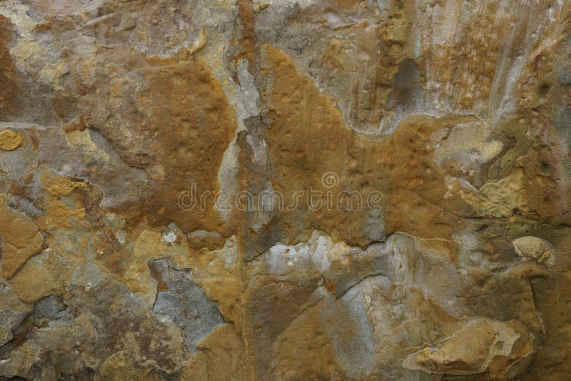 Stone Marine Coastal Texture Background Brown Ochre Reddish Spots Stock ...