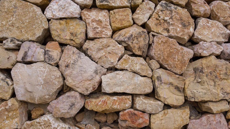 Stone Masonry with Large Stones Stock Photo - Image of history, nature ...