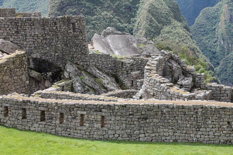 Inca stone masonry stock image. Image of inca, machu - 20690311