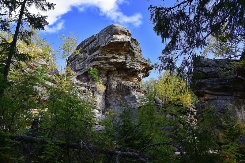 Stone Megalith Feathered Guard - the Second Largest Peak in the Kamenny ...