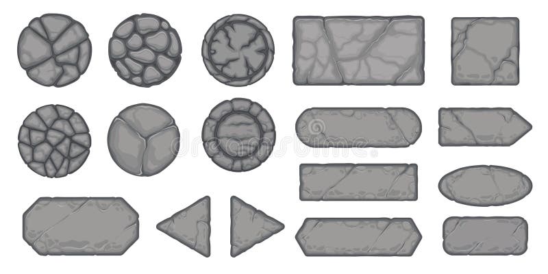 Medieval Game Buttons User Interface Menu Elements Stock Vector ... Medieval Game Buttons User Interface Menu Elements Stock Vector ...