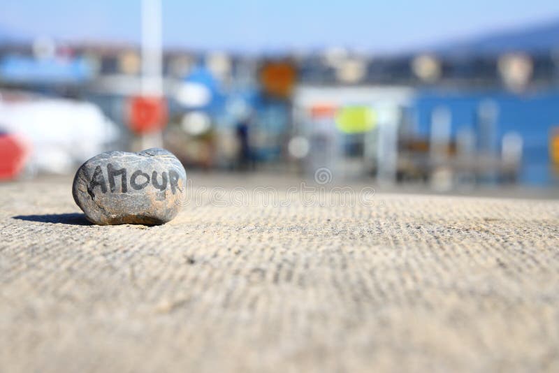 Stone with Message, Stone Writing, Special Stone with a Message, Love ...