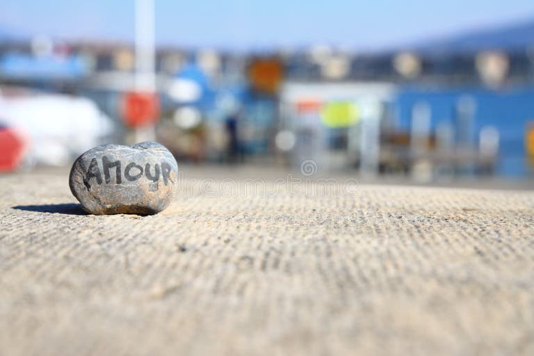 Stone with Message, Stone Writing, Special Stone with a Message, Love ...