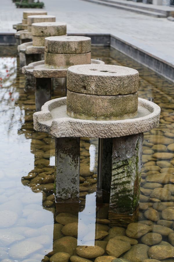 Stone Mill in Chengdu,china Stock Photo - Image of china, stone: 50732026