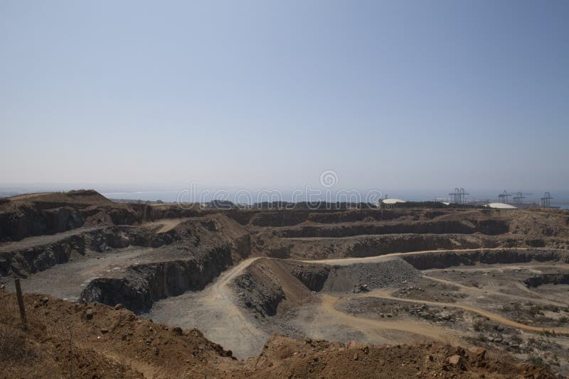 Stone mine stock image. Image of north, build, digger - 26007987