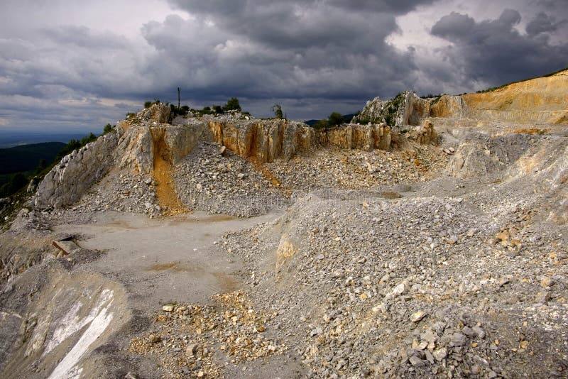 Stone mine stock photo. Image of industry, ground, cloud - 6560610