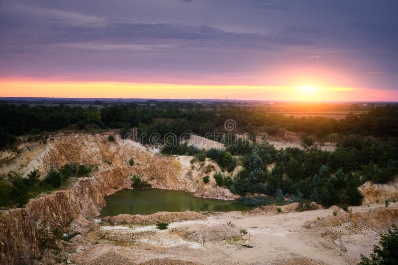 Stone mine stock photo. Image of outdoor, nature, blue - 123378042