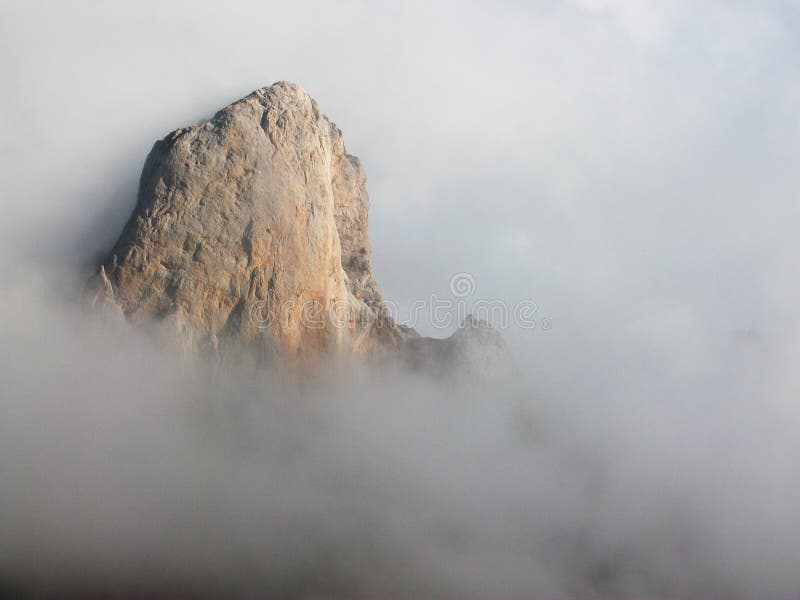 Stone and mist stock image. Image of shows, cloud, sunlight - 238240073