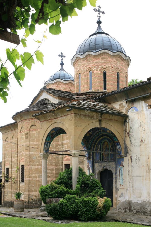 Stone Monastery in Bulgarian Mountains Stock Photo - Image of entryway ...