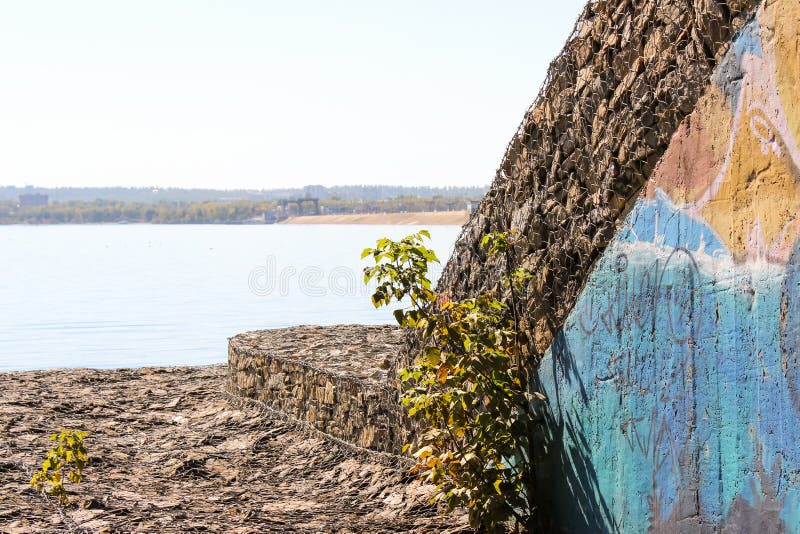 Stone river bank stock photo. Image of pattern, nature - 60030902